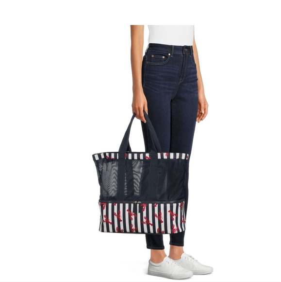 No Boundaries | Bags | No Boundaries Zip Bottom Beach Tote Handbag ...